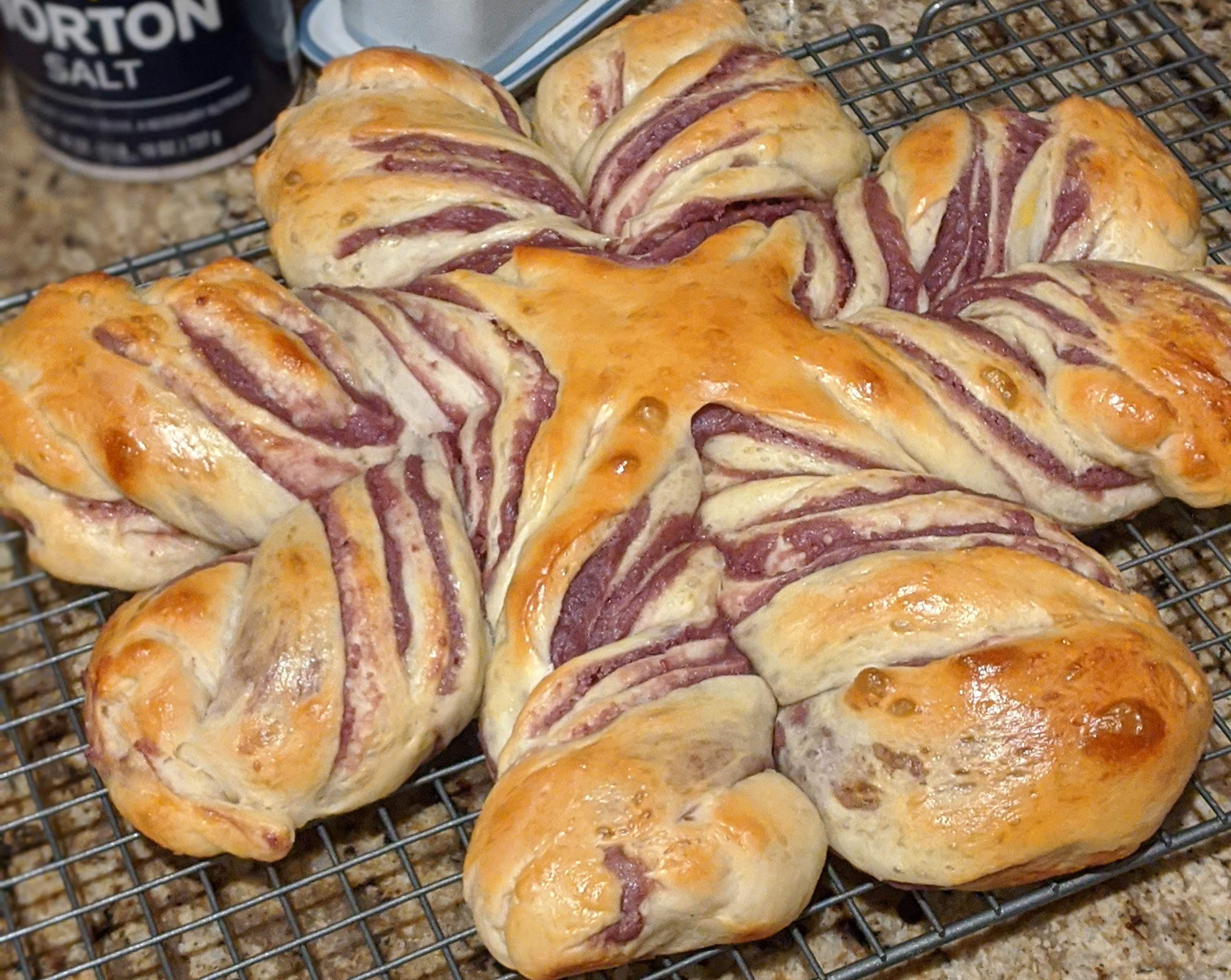Ube Twisty Bread - Food for Thought